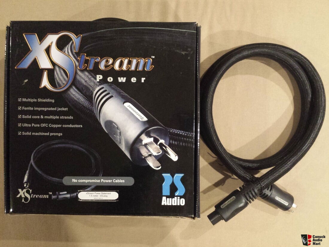 PS Audio XStream STATEMENT Power Cable 2.0m - High Purity OFC + Silver ...