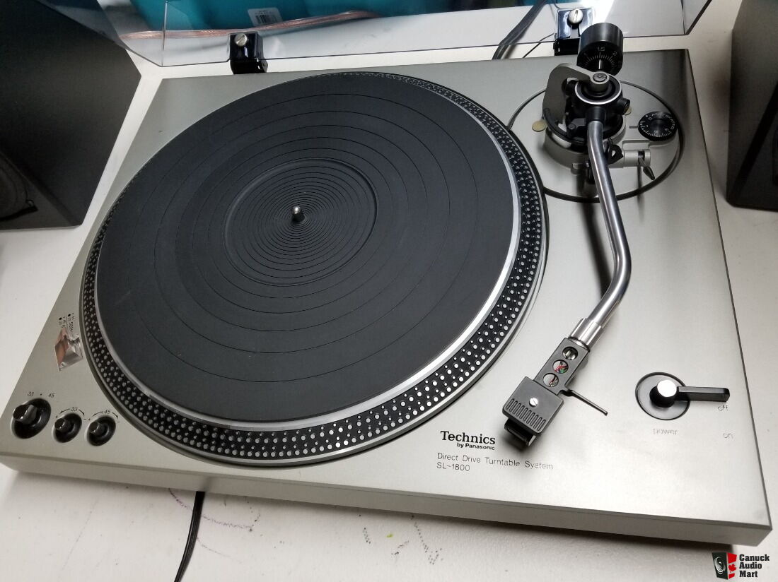 Technics SL 1800 manual turntable with shure M95 cart Photo #2151081 ...