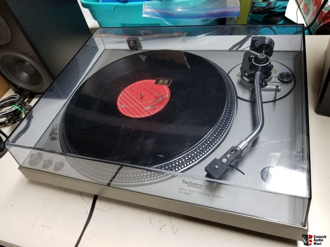 Technics SL 1800 manual turntable with shure M95 cart Photo #2151081 ...