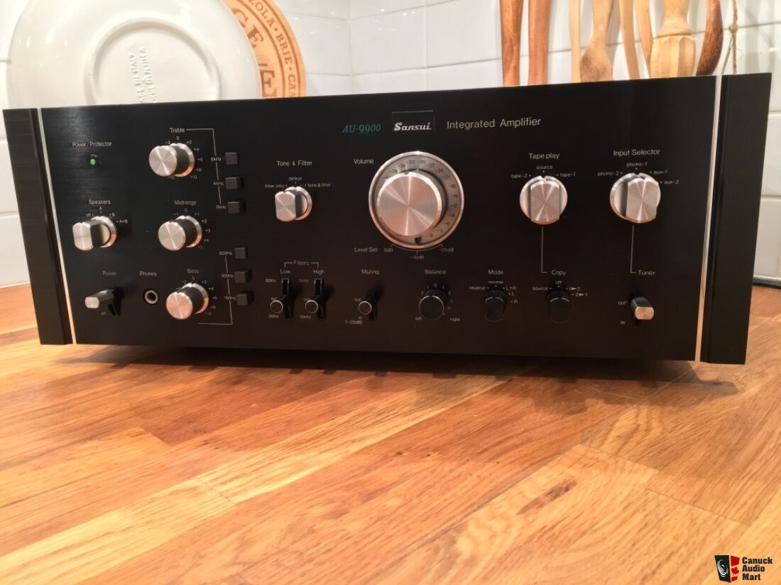 Sansui AU-9900 integrated amplifier very nice,,free shipping canada ...