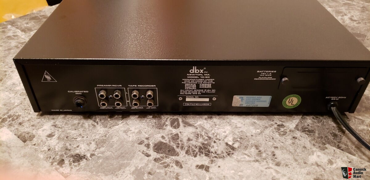 DBX 10/20 Computerized Equalizer Analyzer Excellent Condition Photo ...