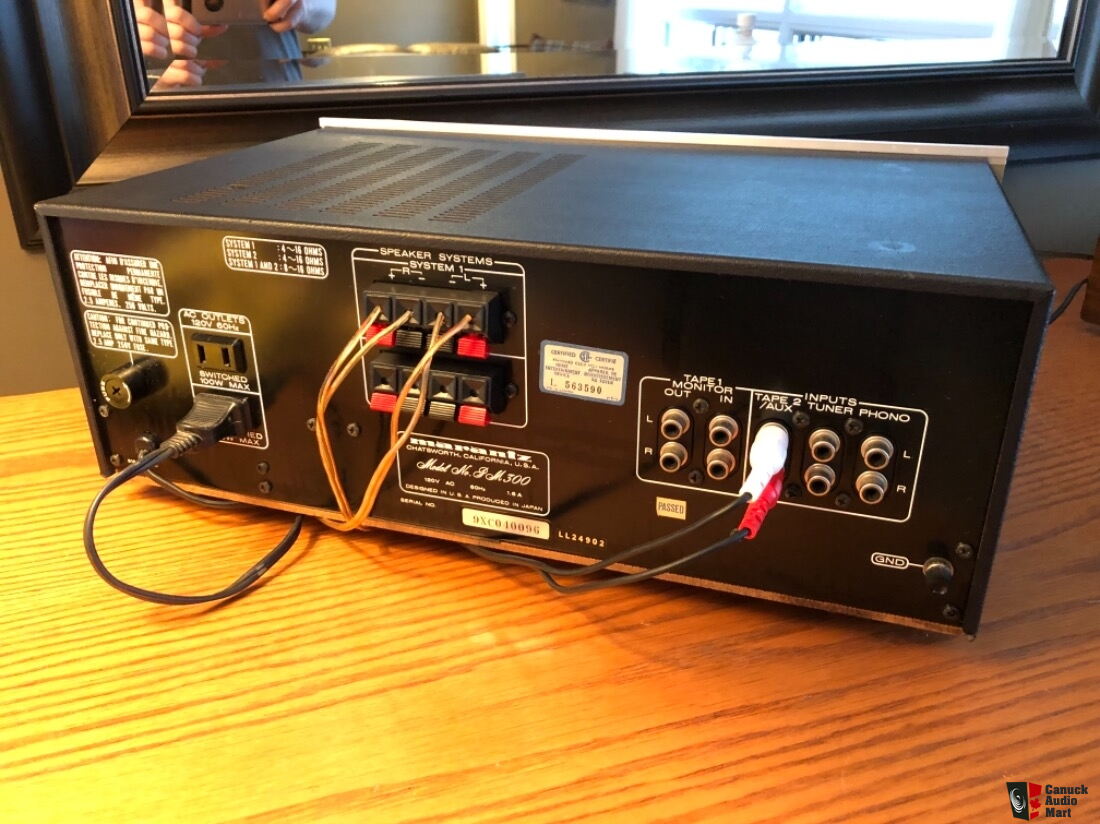 Refurbished 1982 Marantz PM300 Integrated Amplifier VU Meters Photo ...