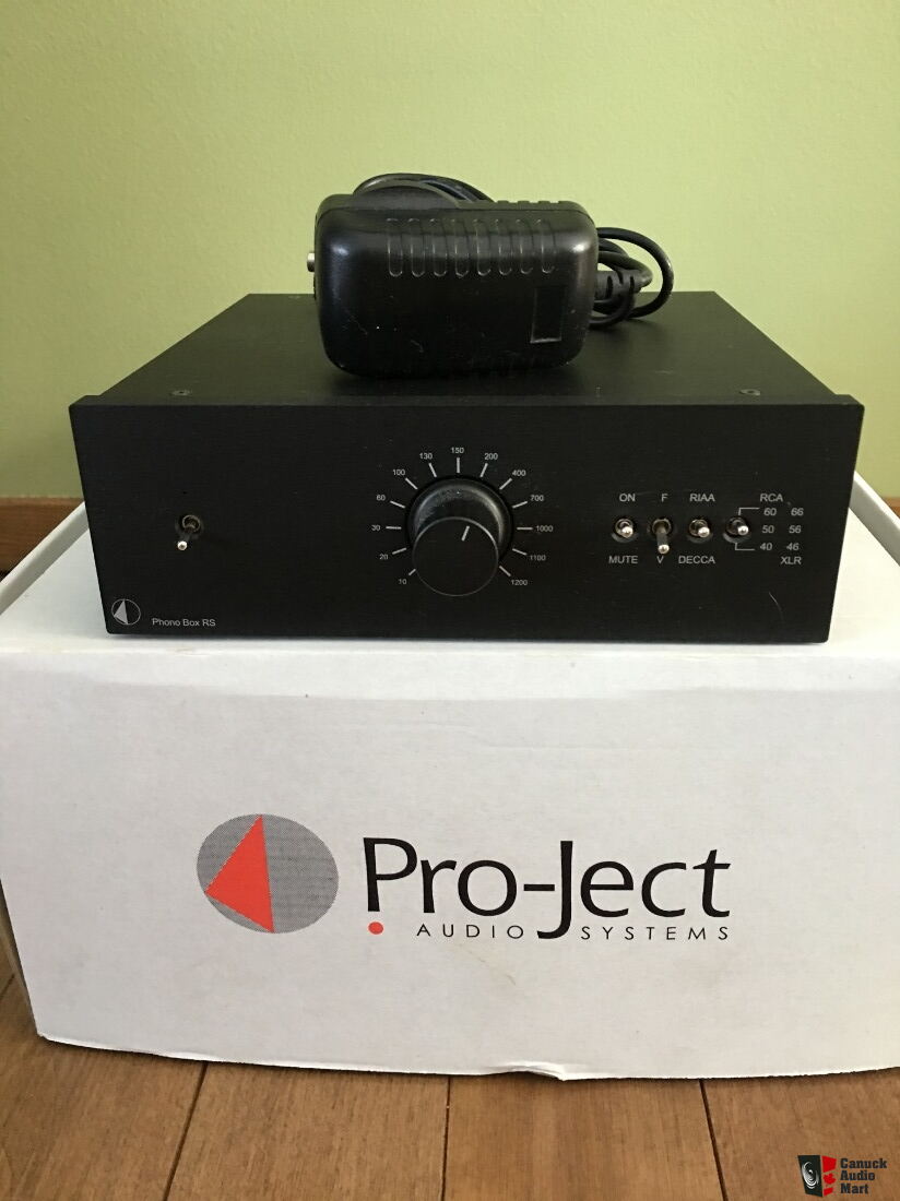 Pro-ject Audio Phono Box RS Highend MC/MM Phono Preamplifier - Black ...