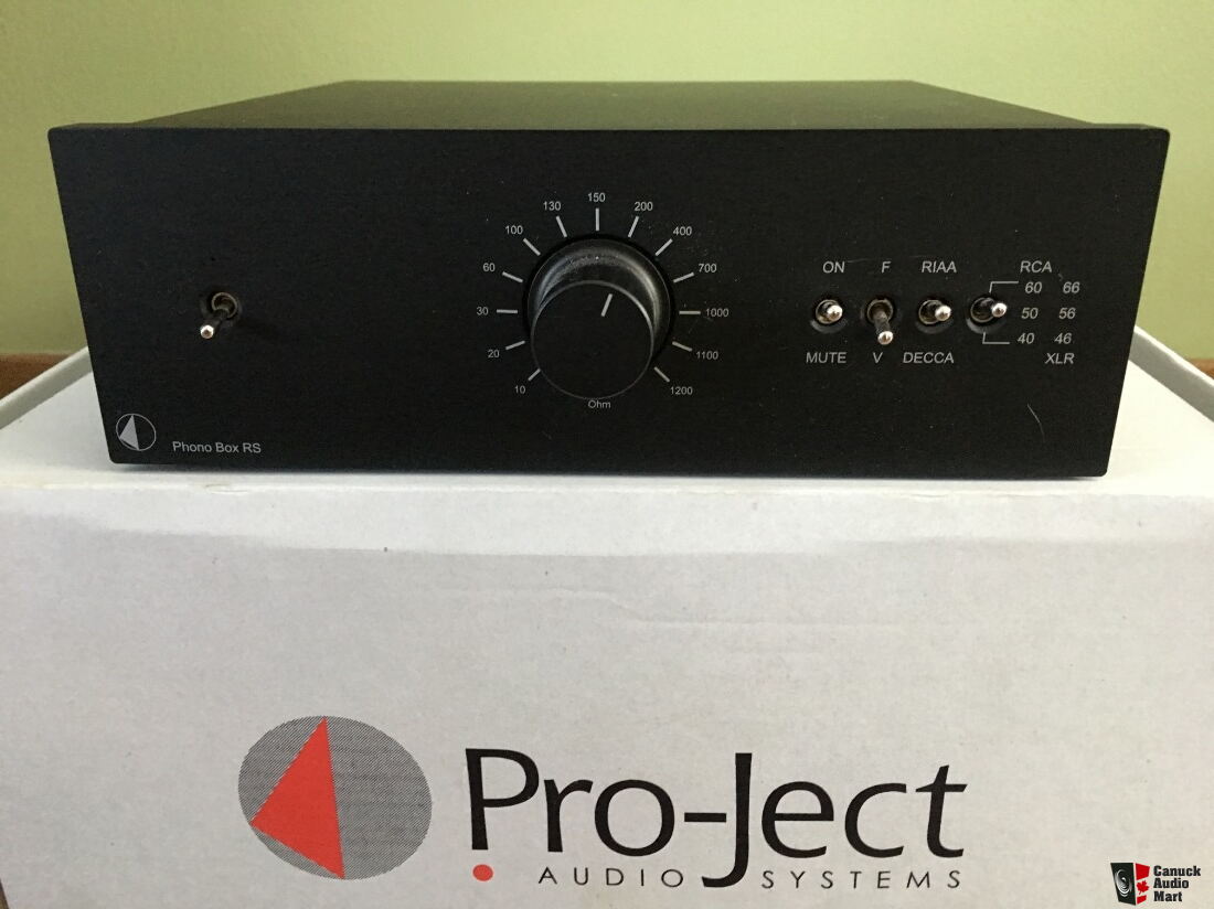 Pro-ject Audio Phono Box RS Highend MC/MM Phono Preamplifier - Black ...
