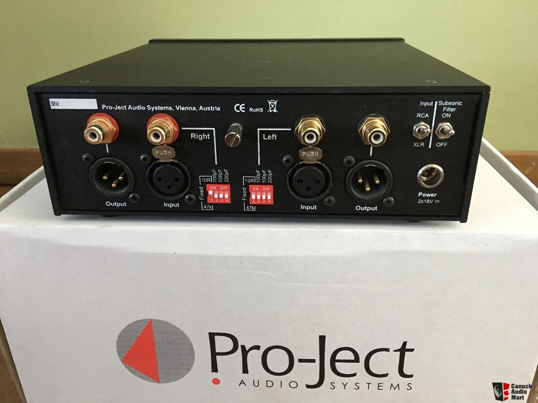 Pro-ject Audio Phono Box RS Highend MC/MM Phono Preamplifier - Black ...