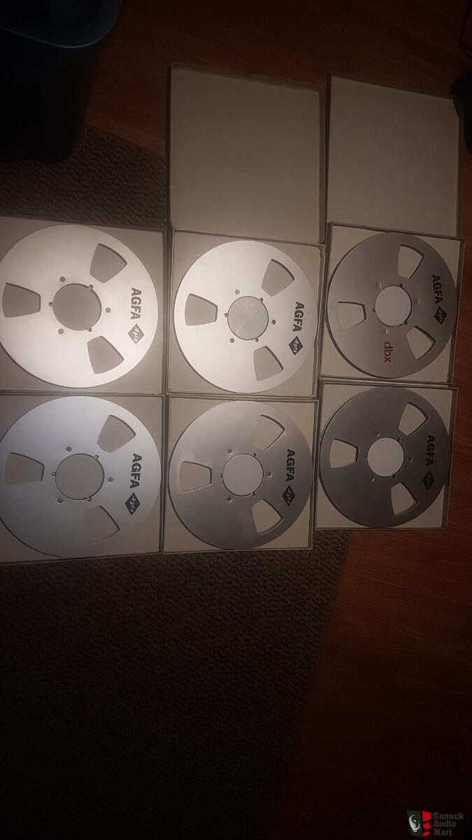 AGFA Metal Reels - R2R 10-Inch Reels For Sale - Canuck Audio Mart