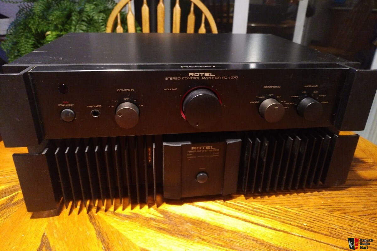 Rotel RB-1050 amp and RC-1070 preamp Photo #2165283 - US Audio Mart