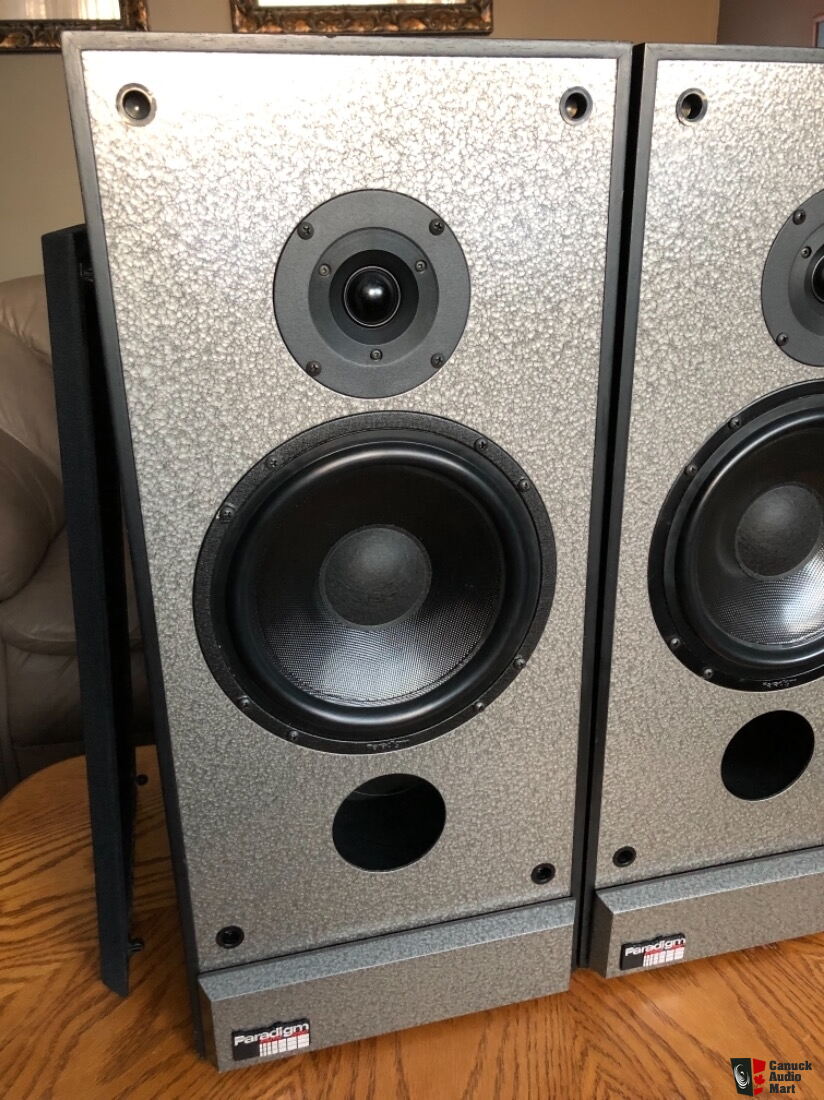 1990 Paradigm EXPORT MONITOR SERIES 8" woofer LF210 1"Vifa tweeter HF26 ...