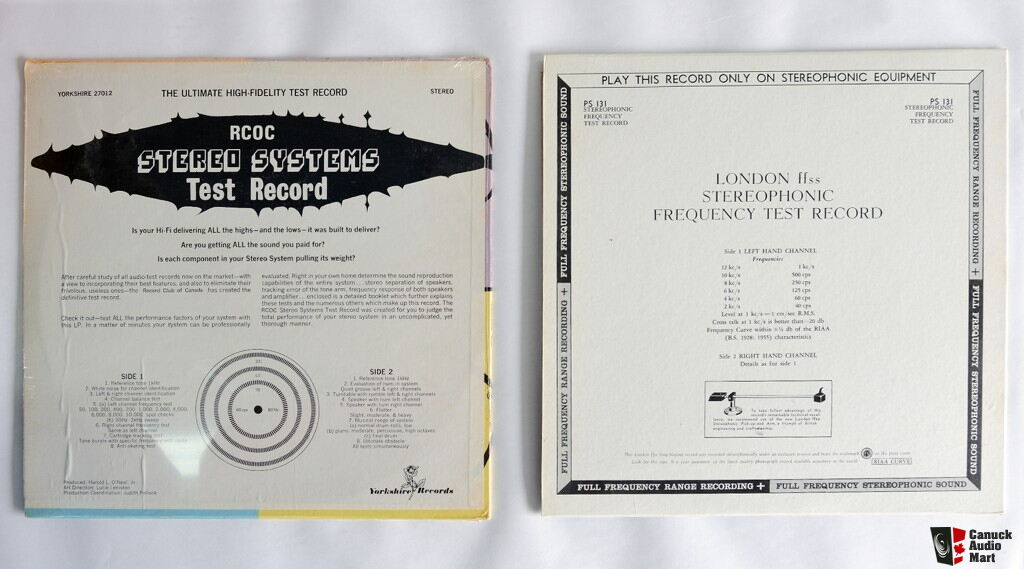 Shure ERA IV (TTR-115) and various Test Records Photo #217492 - US ...