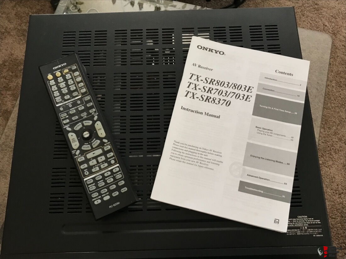 Onkyo TX-SR703 AV Receiver Photo #2175502 - UK Audio Mart