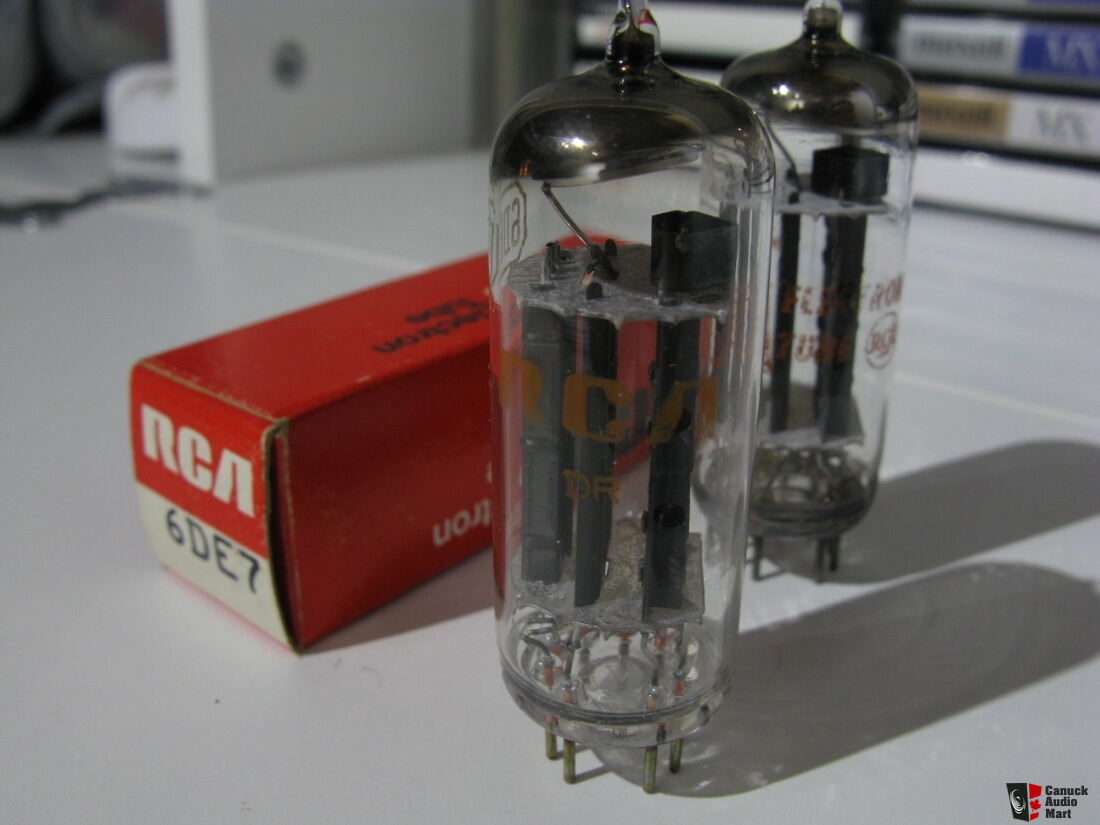 RCA 6DE7 Tubes NOS for Woo Audio WA6 headphone Amp For Sale - Canuck ...