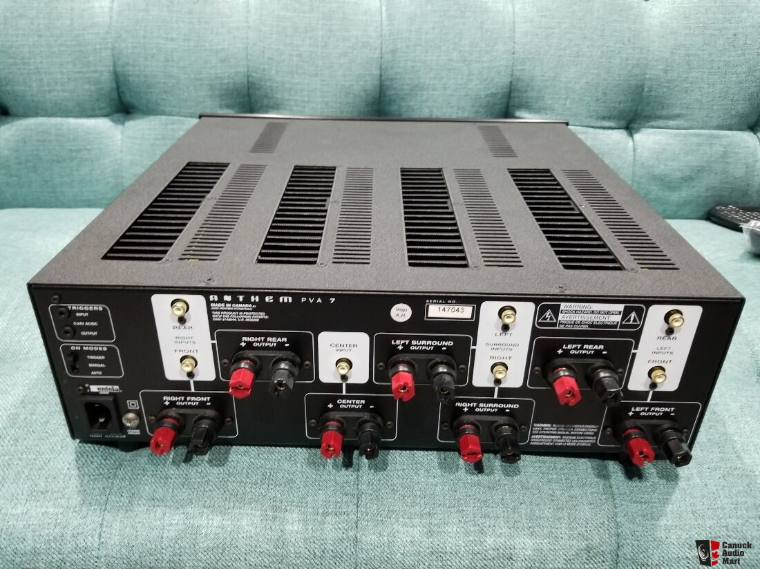Anthem PVA 7 Power Amplifier Photo #2178661 - US Audio Mart