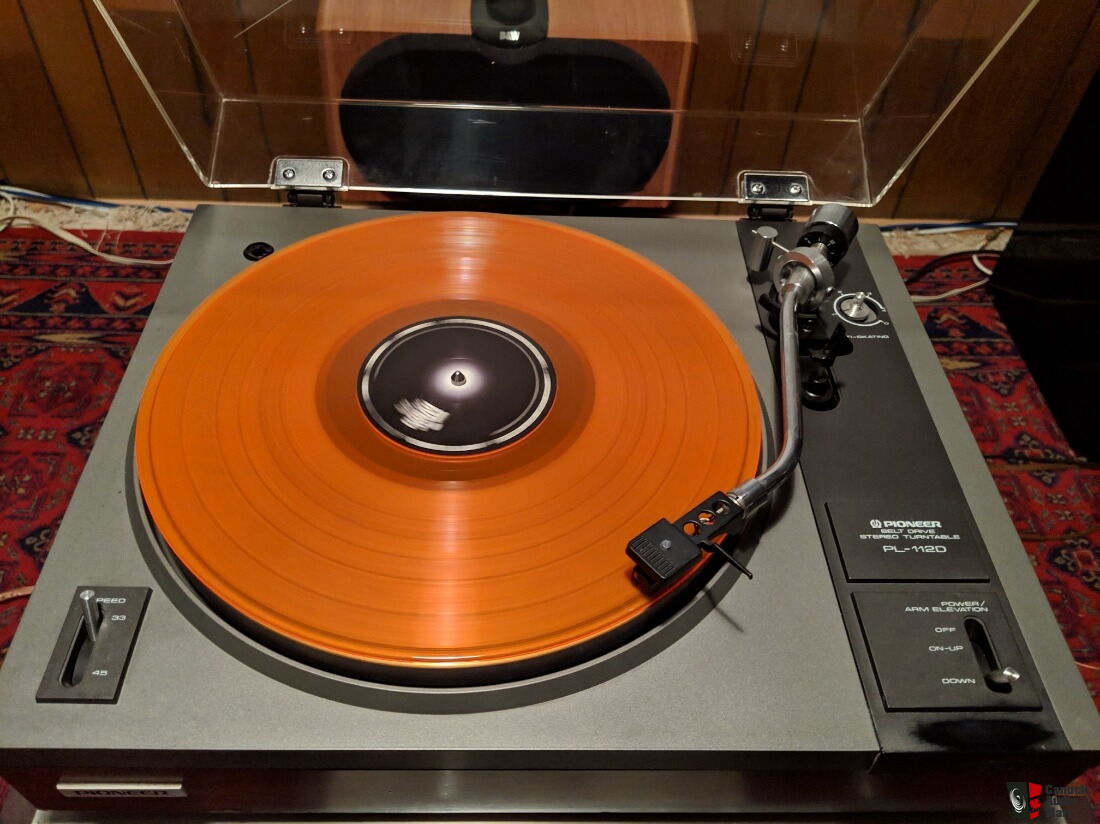Pioneer PL-112D turntable with Stanton 500 or Shure M95ED cartridge ...