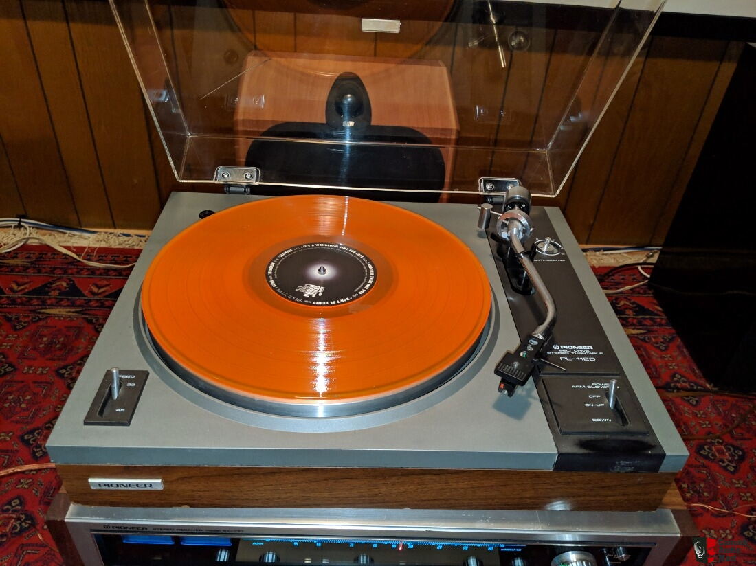 Pioneer PL-112D turntable with Stanton 500 or Shure M95ED cartridge ...