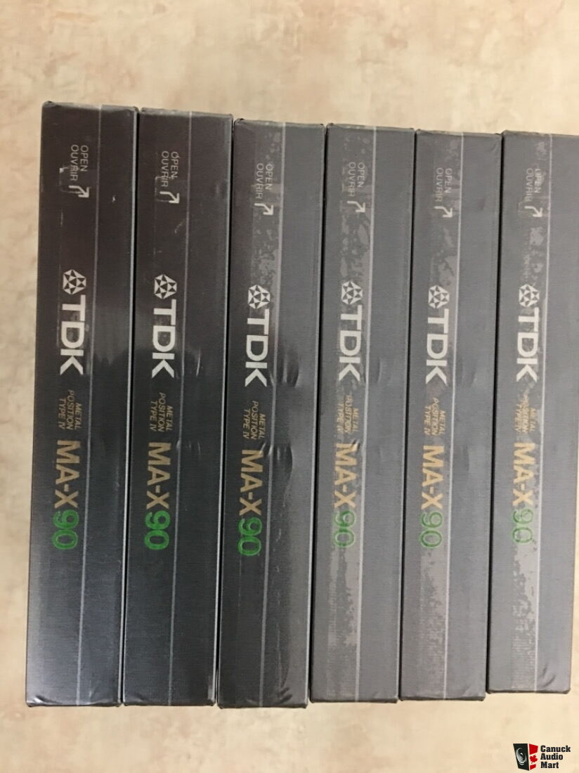 TDK MA-X Blank Cassettes- NEW For Sale - Canuck Audio Mart
