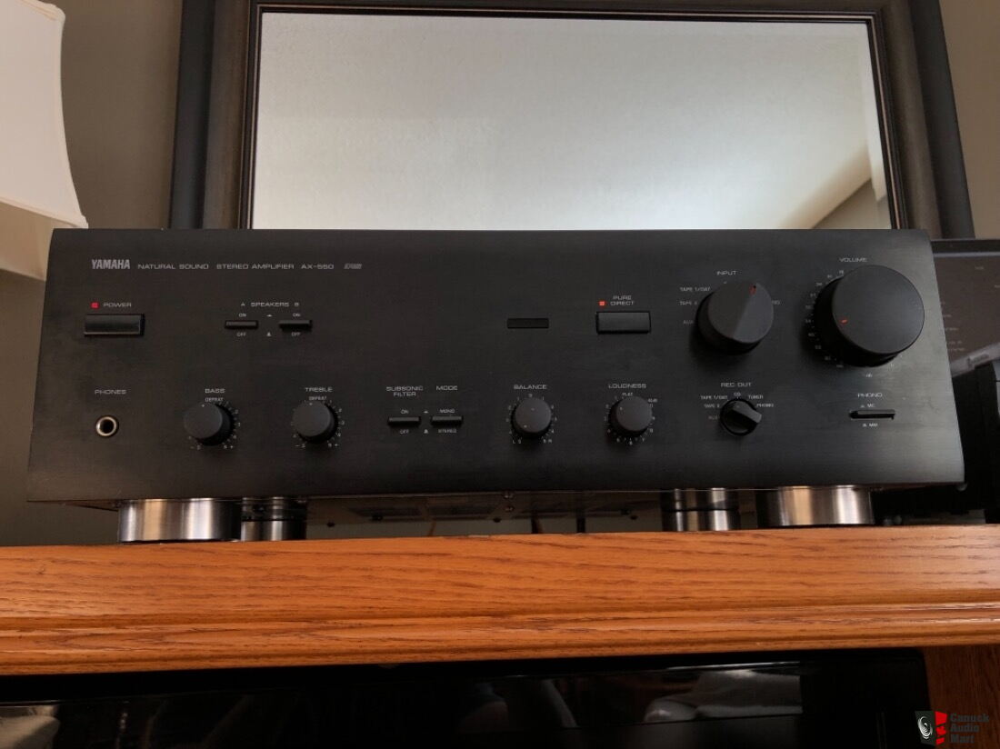 Refurbished 1992 Yamaha AX-550 Integrated Amplifier 85WPC Japan Crafted ...