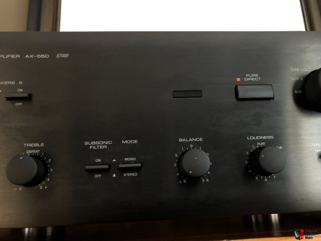 Refurbished 1992 Yamaha AX-550 Integrated Amplifier 85WPC Japan Crafted ...