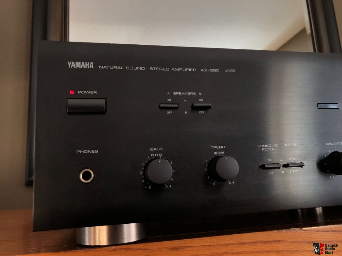 Refurbished 1992 Yamaha AX-550 Integrated Amplifier 85WPC Japan Crafted ...