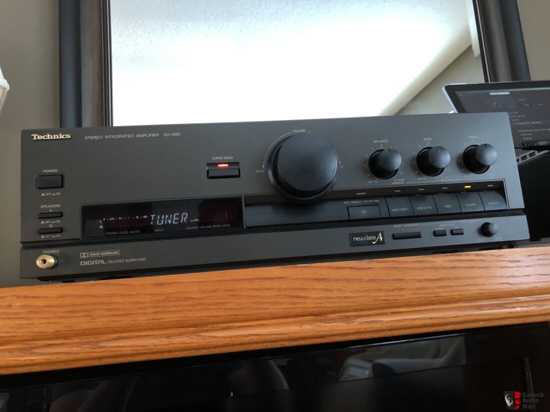 1991 Technics SU-G90 20lb 130WPC New Class A Integrated Amplifier Japan ...