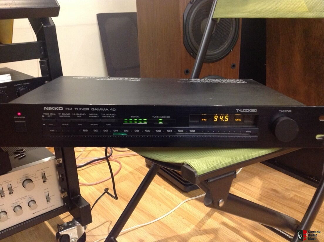 Nikko Gamma 40 4 gang rack tuner with T-Lock For Sale - Canuck Audio Mart