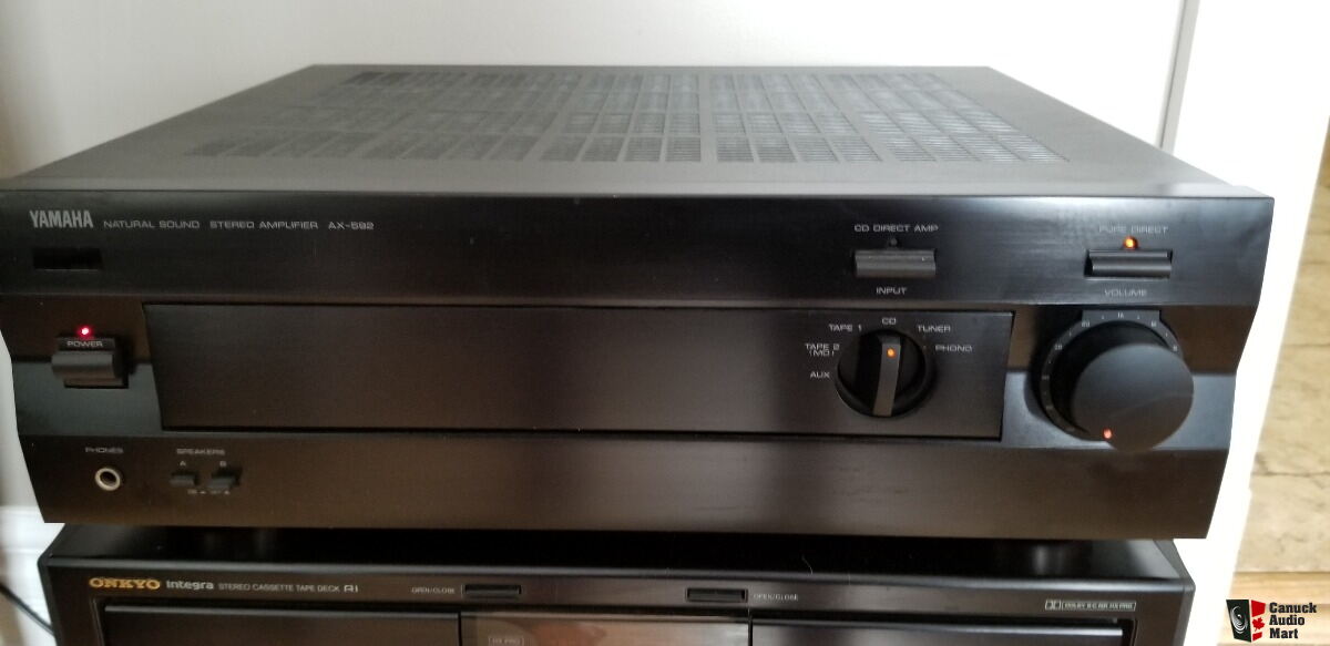 Yamaha AX-592 Stereo Integrated Amplifier with phono Photo #2192758 ...
