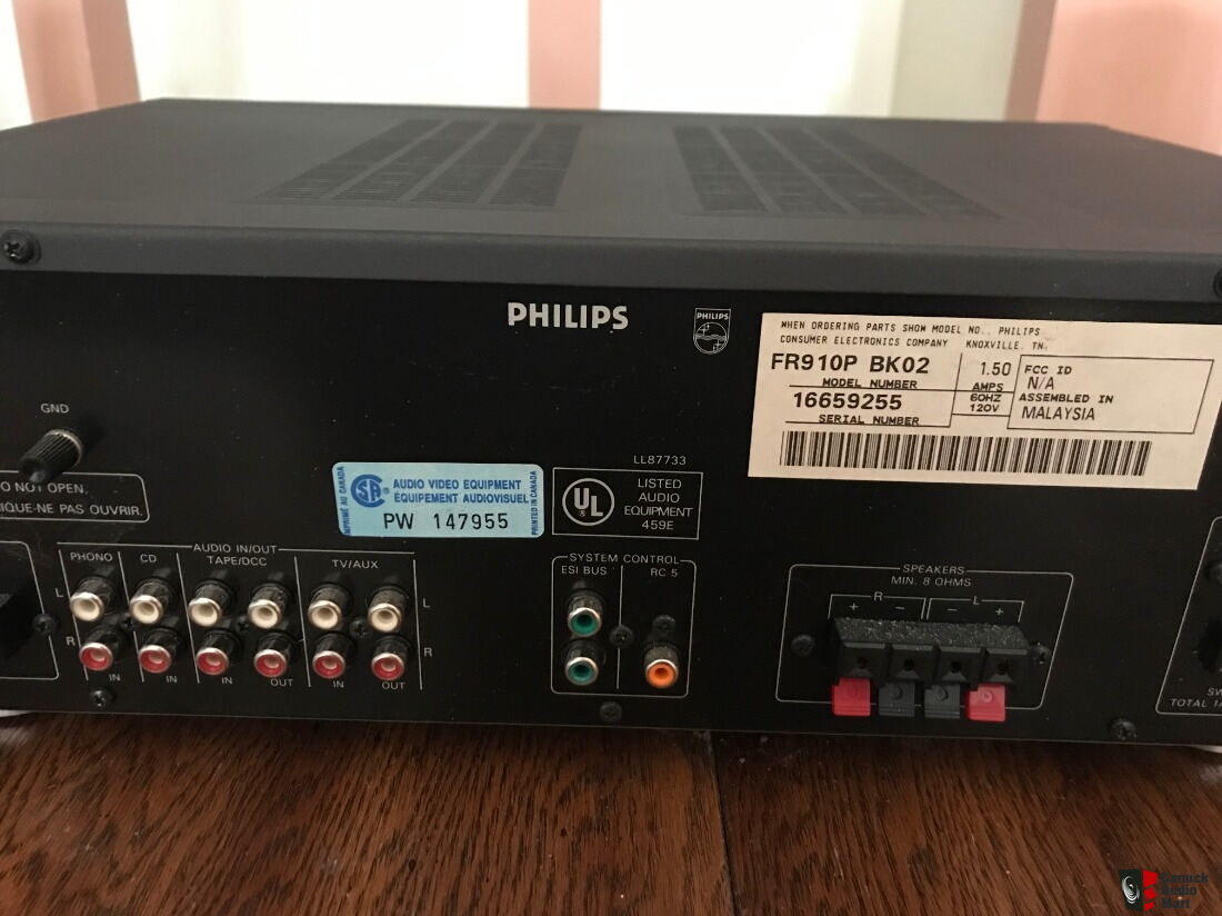 Philips FR910 Stereo Receiver - Cleaned & Tested Photo #2196504 - US ...