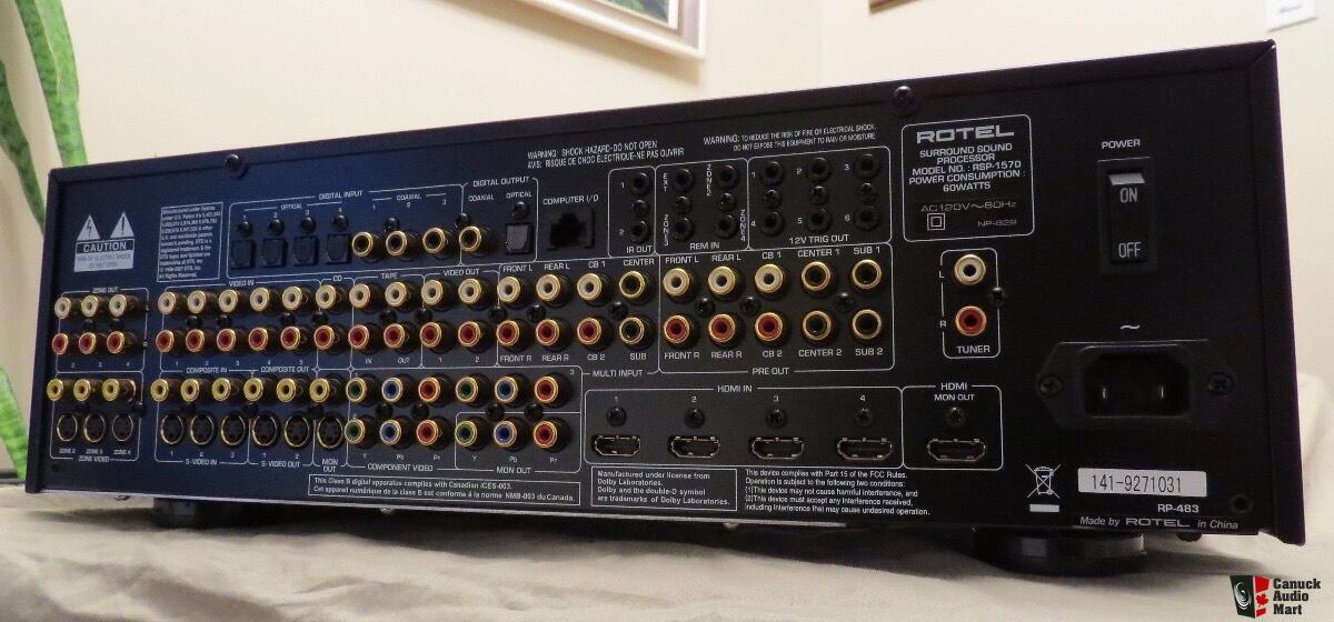 Rotel RSP-1570 preamp processor, like new condition Photo #2199235 - UK ...