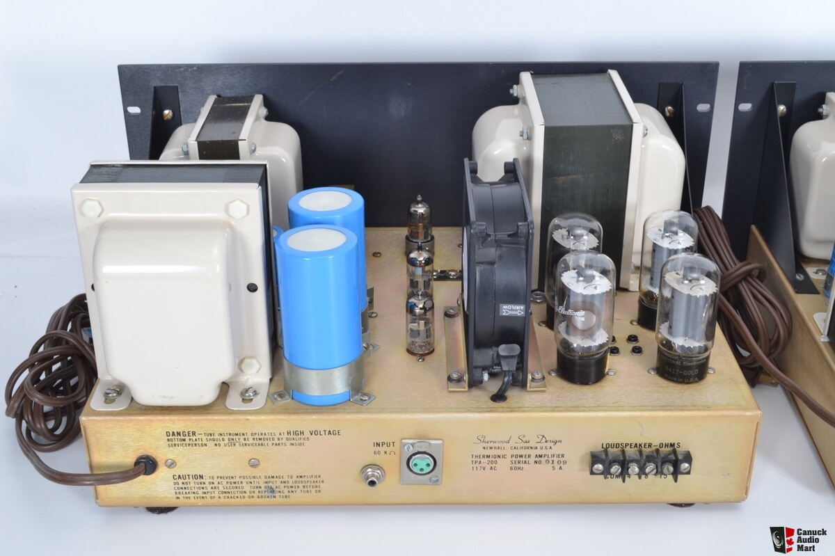 Sherwood Sax Tube Monoblock Amplifiers - Thermionic 200.RARE! Photo ...