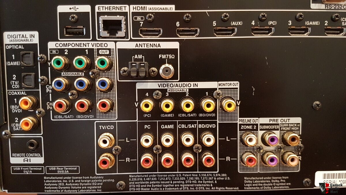 Tascam PA-R100 5.2-Channel Surround Receiver with Network Function ...