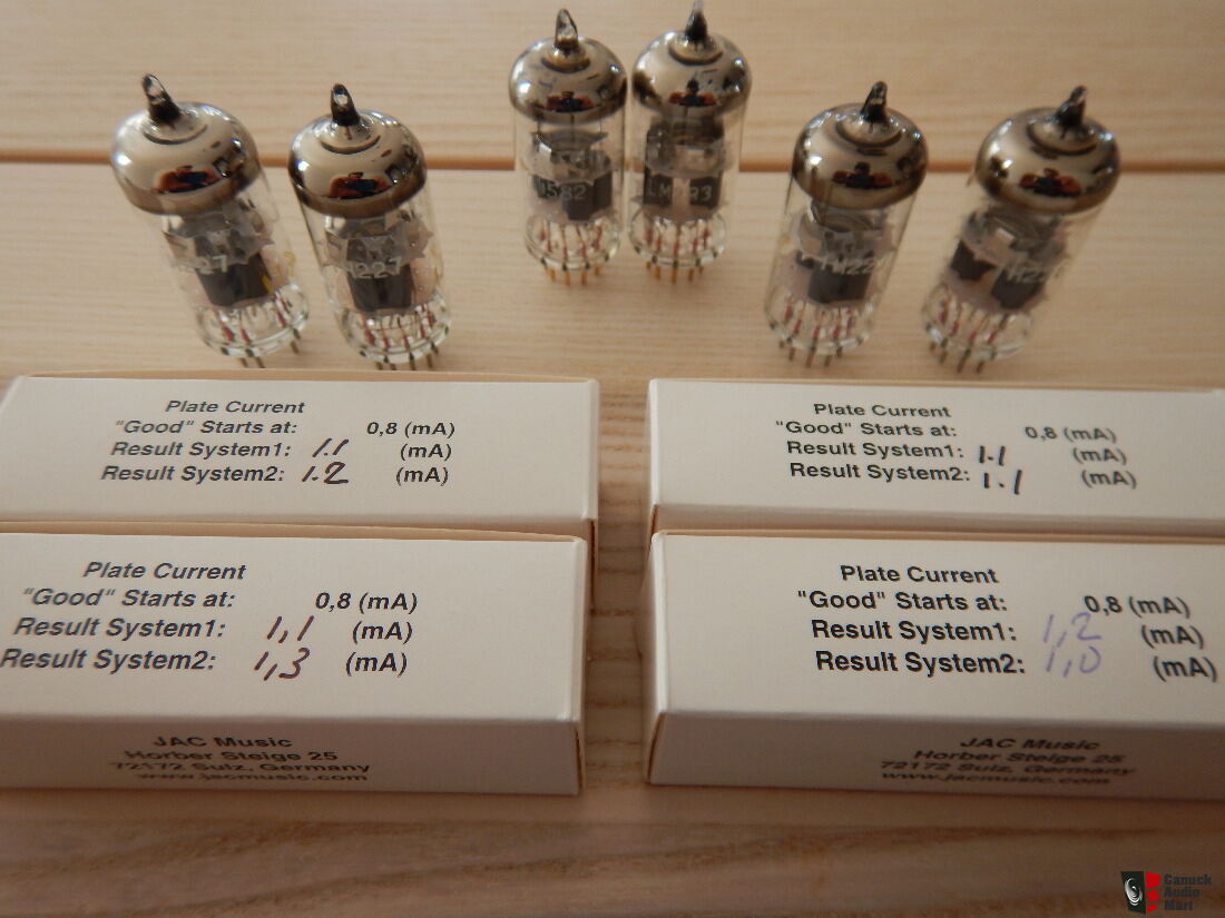 Tesla E83CC gold pins matched pair Photo #2202070 - UK Audio Mart