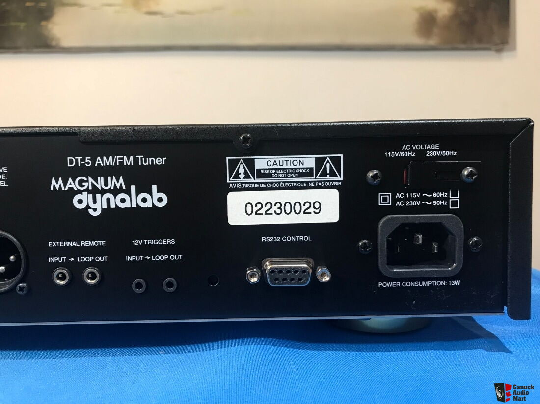 Magnum Dynalab DT-5 AM/FM Tuner remote EXCELLENT Condition PENDING SALE ...