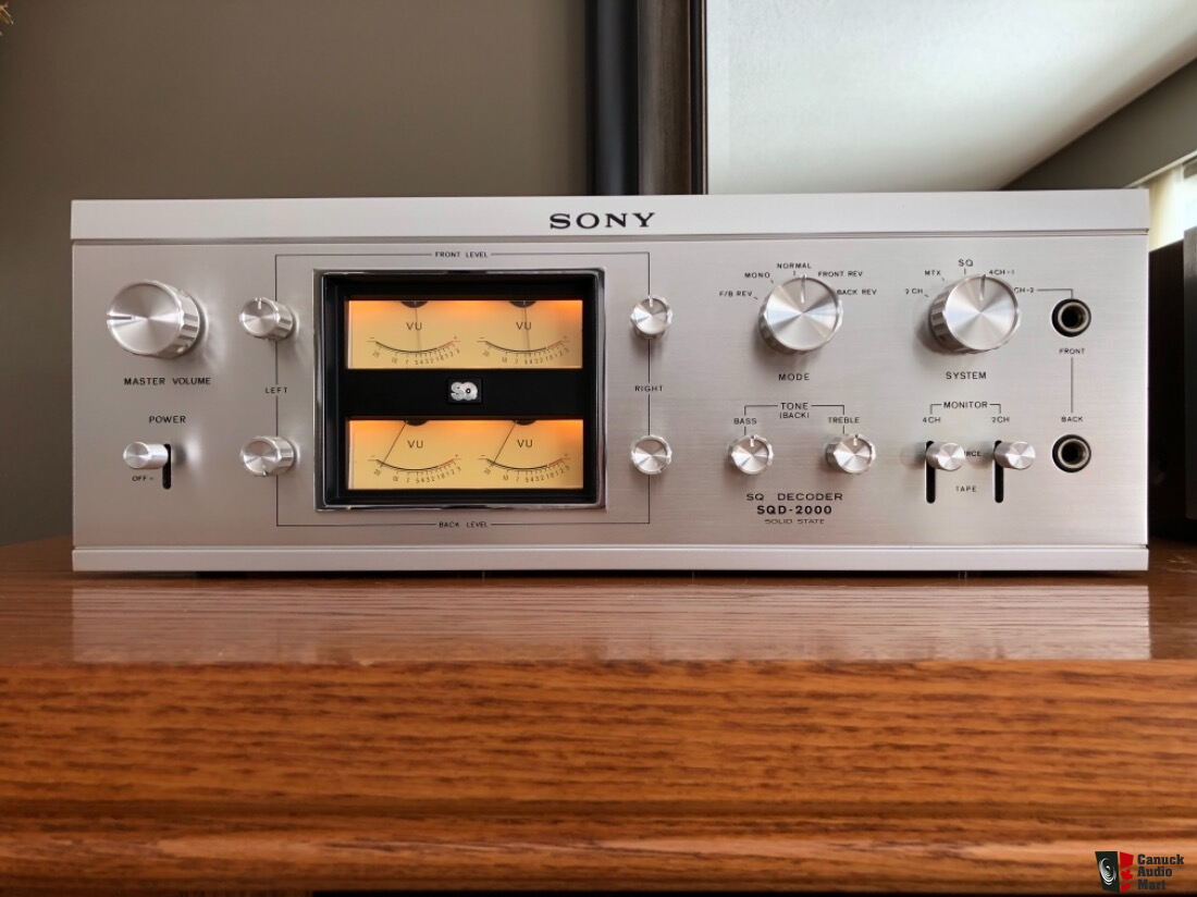 Serviced 1970 SONY SQD-1000 4 channel Quadrophonic Decoder Photo ...