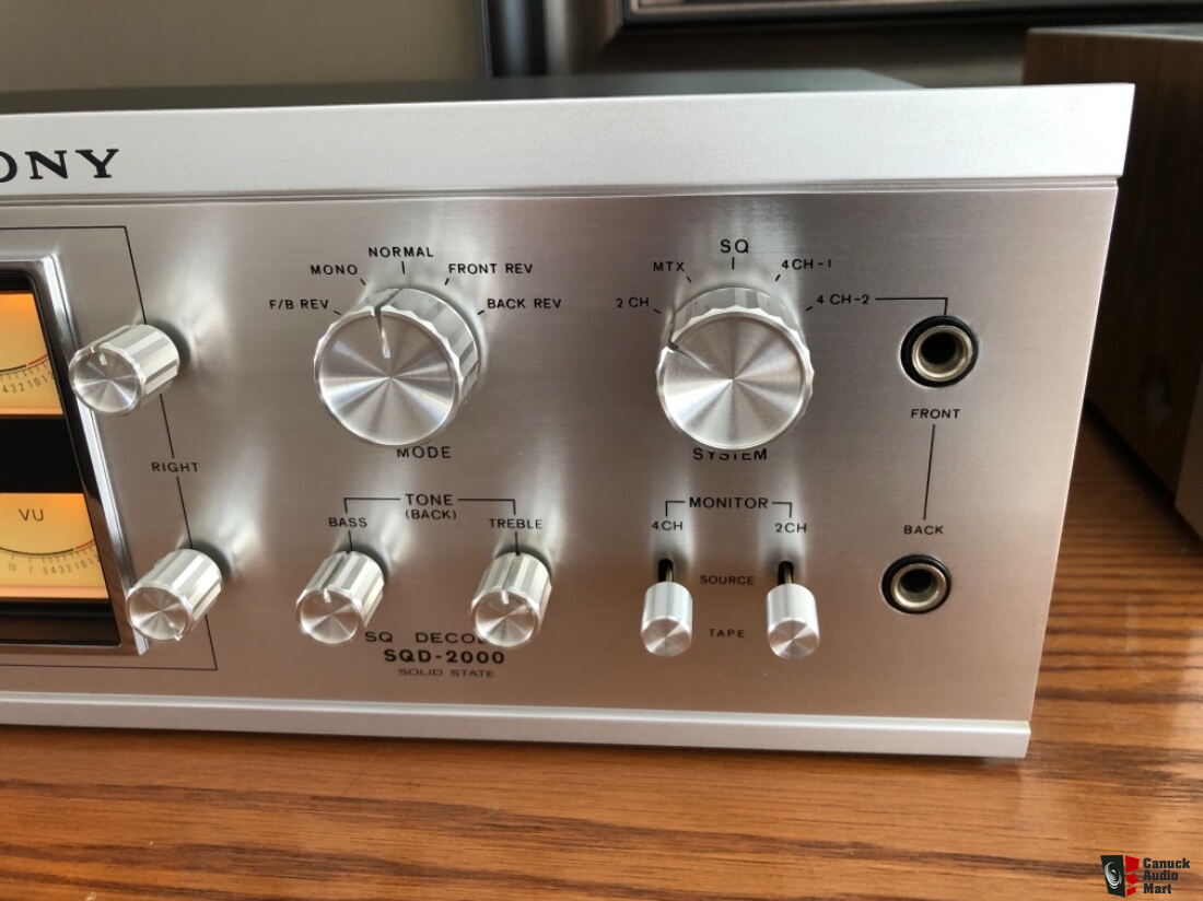 Serviced 1970 SONY SQD-1000 4 channel Quadrophonic Decoder Photo ...