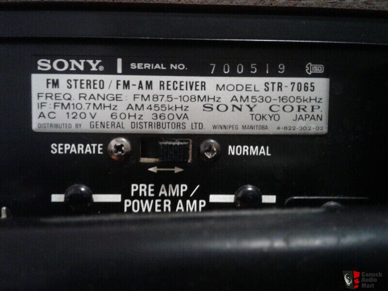 Sony STR 7065 Photo #2211206 - UK Audio Mart