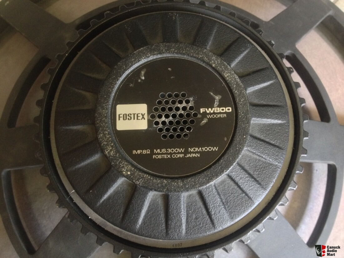 BIG Speaker 31.5'' Fostex FW800 ... BACK TO THE FUTURE !!! Photo ...