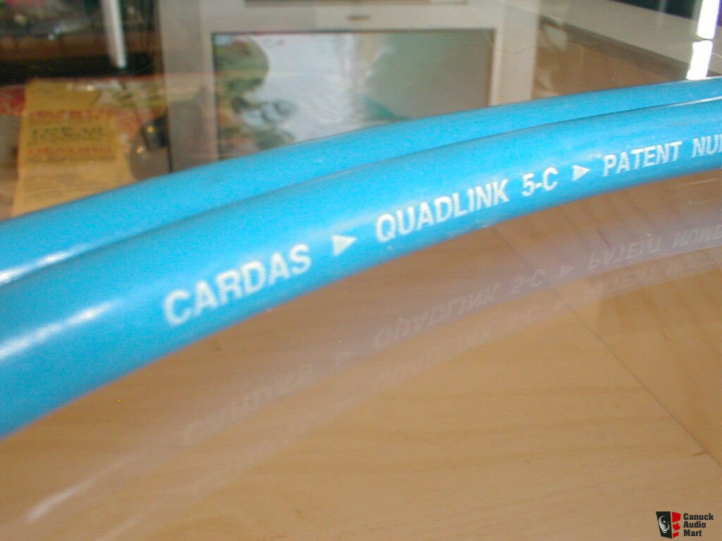 CARDAS QUADLINK 5-C INTERCONNECT 1 METER RCA ! Photo #221636 - Canuck ...