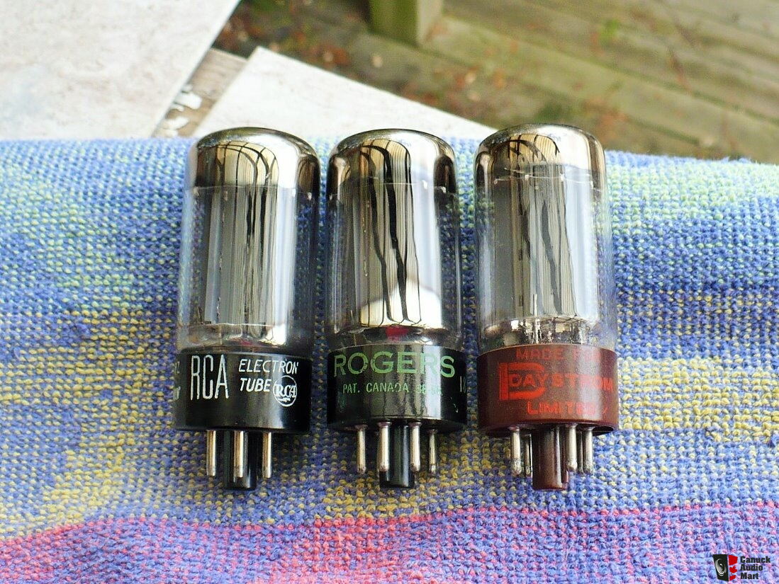 3 Vintage Amperex Holland 5AR4 GZ34 Rectifier Tubes Photo #2221420 ...