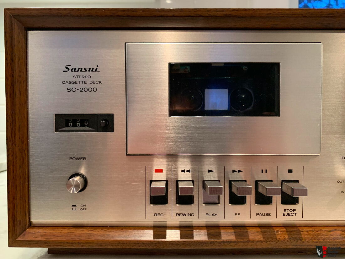 Vintage Sansui SC-2000 Stereo Cassette Deck - For Repair or Parts Photo ...