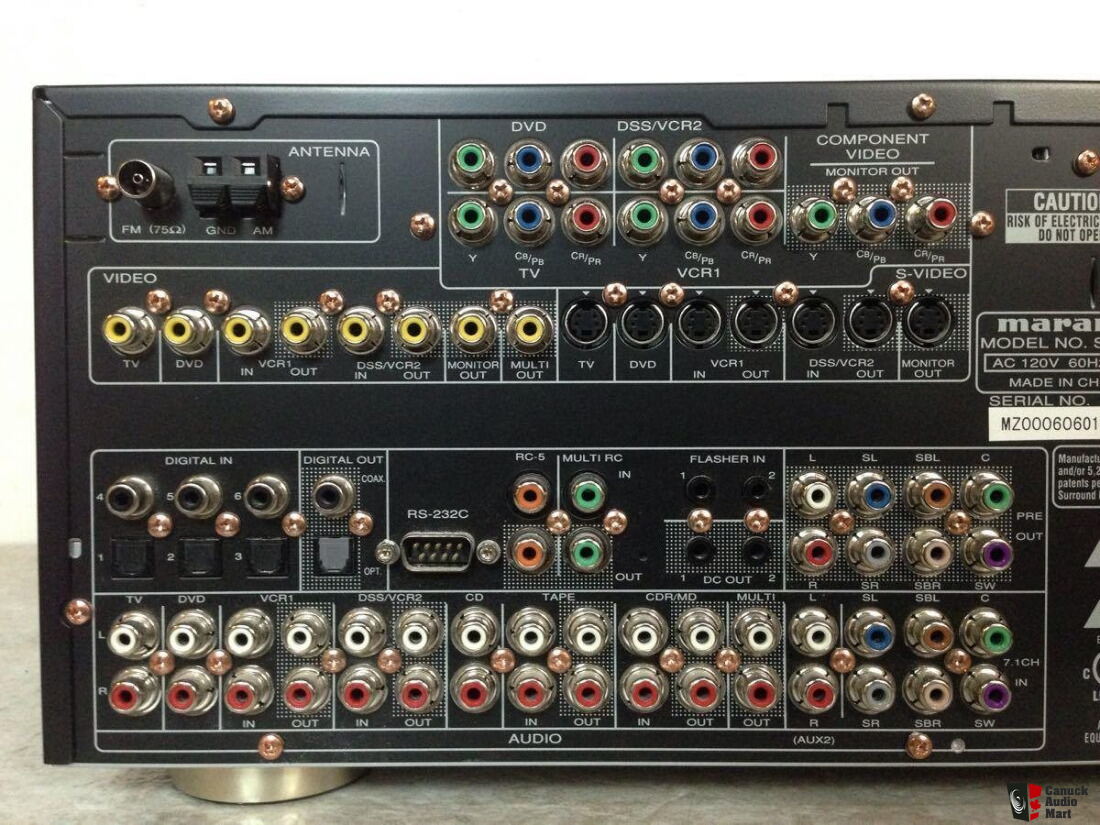 Marantz Receiver SR7500 THX Certified 7.2 Photo #2222758 - Canuck Audio ...