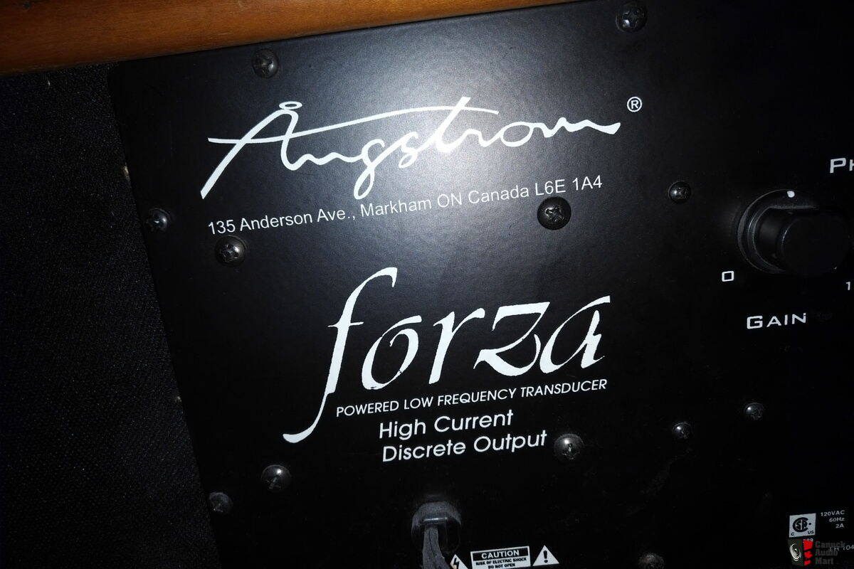 Angstrom "forza" Subwoofer / Transducer - Very Rare - Rarely Used Photo ...