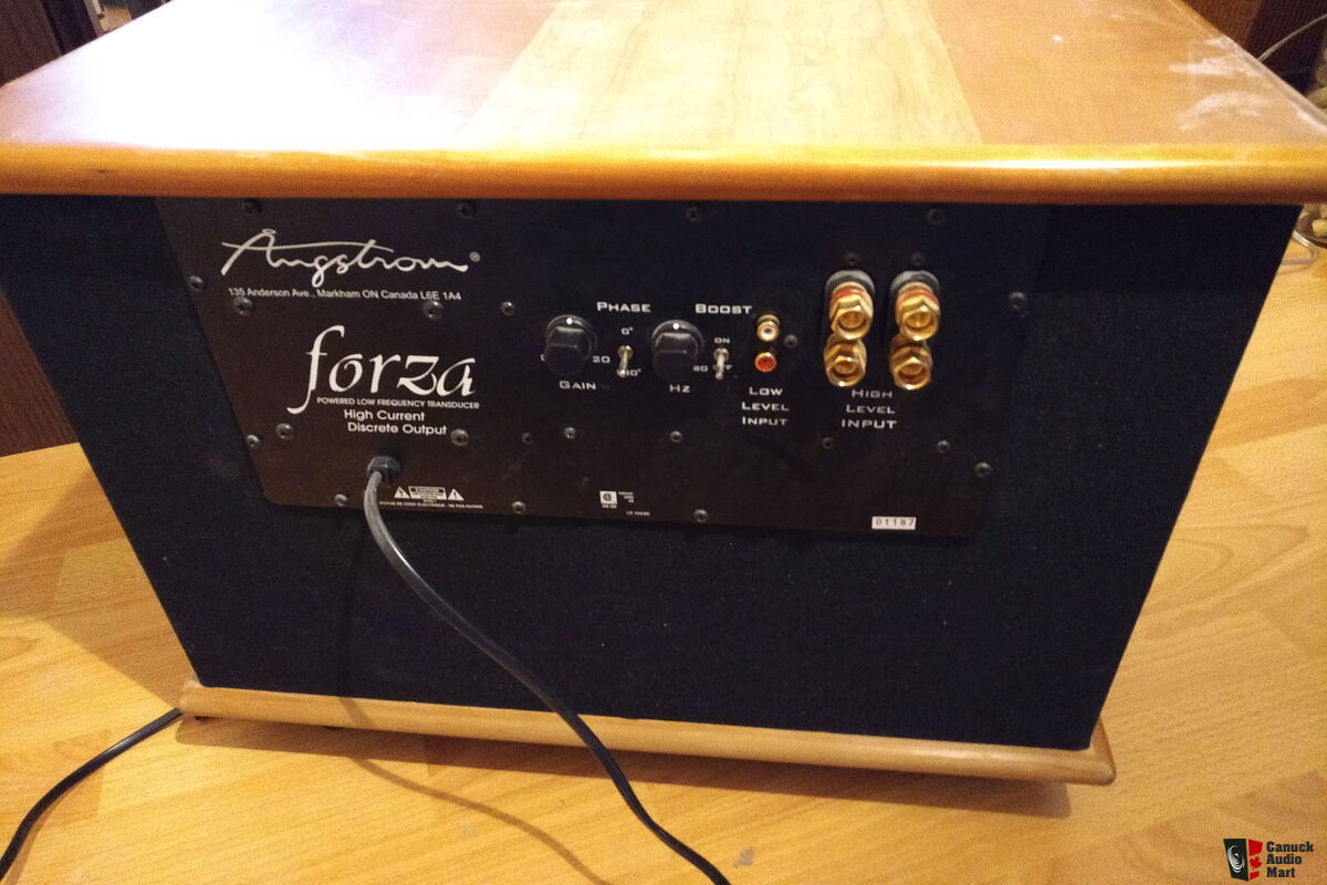 Angstrom "forza" Subwoofer / Transducer - Very Rare - Rarely Used Photo ...