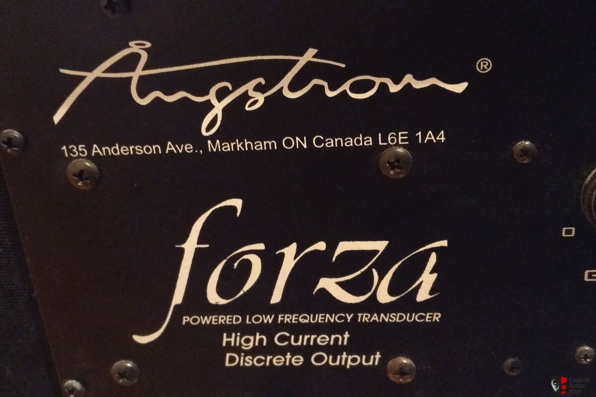 Angstrom "forza" Subwoofer / Transducer - Very Rare - Rarely Used Photo ...
