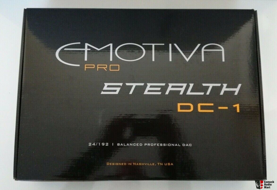 Emotiva Stealth DC-1 Preamp/DAC/Headphone Amp Photo #2229044 - Canuck ...