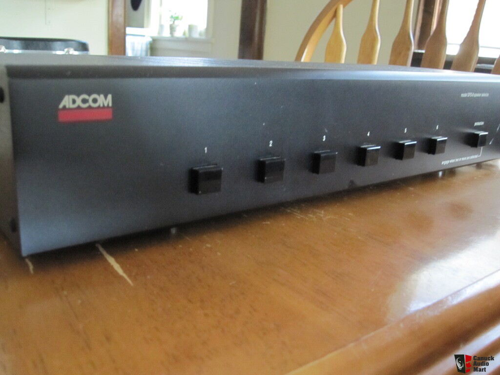 ADCOM GFS-6 speaker selector For Sale - Canuck Audio Mart