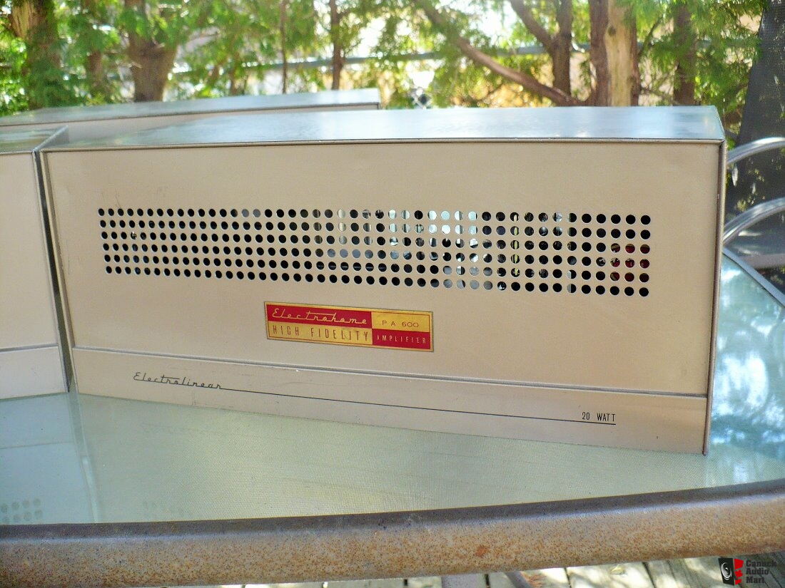 Electrohome PA-600 KT66 Tube Mono Block Amplifier Stack 3 Amplifiers ...