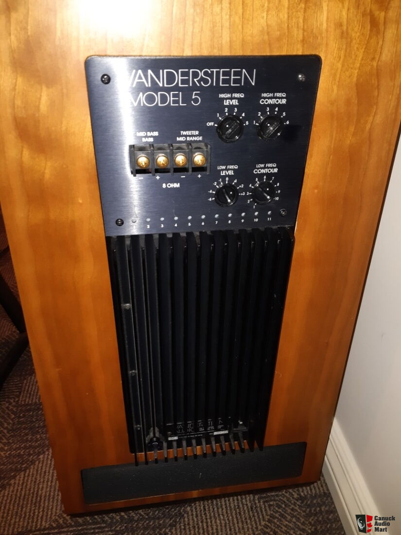 Pending - Vandersteen 5A Full Range Audiophile Speakers in Cherry ...
