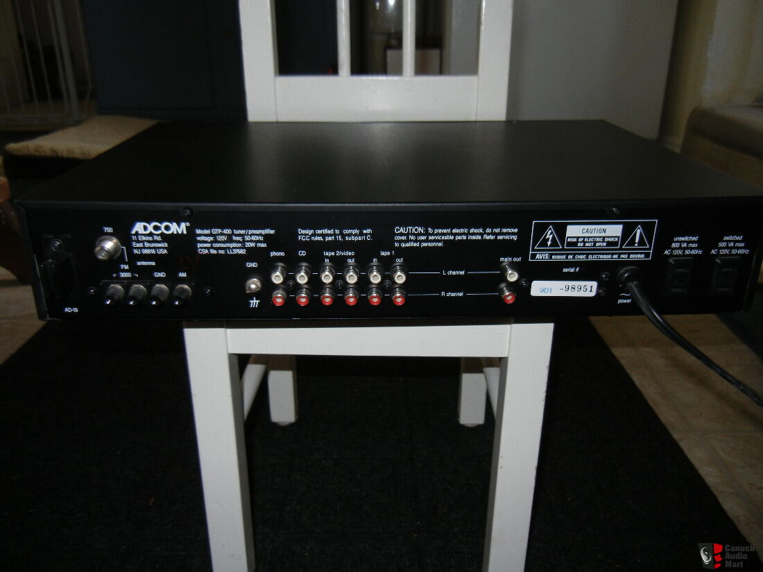 Adcom GTP-400 Pre-amp/tuner Photo #2240124 - UK Audio Mart