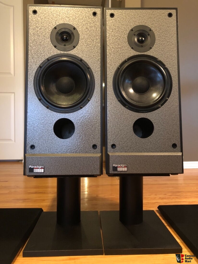 1990 Paradigm EXPORT MONITOR SERIES 8" woofer LF210 1"Vifa tweeter HF26 ...