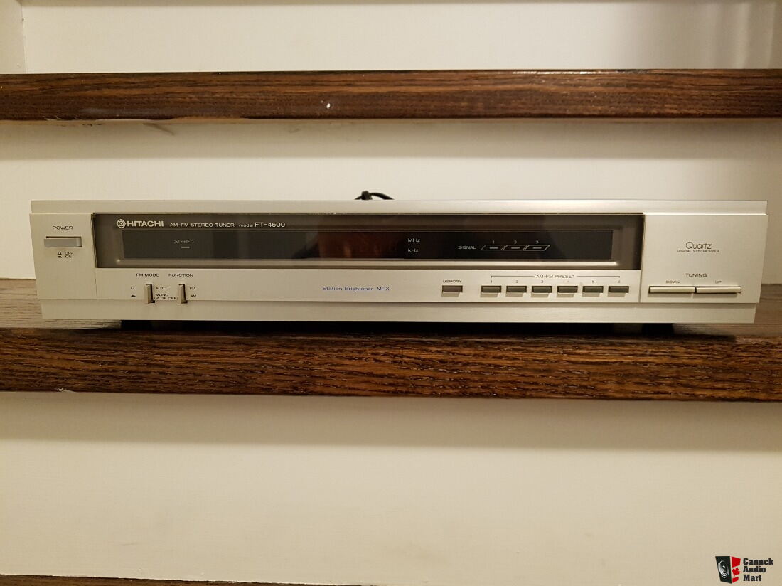 Hitachi AM/FM Tuner FT-4500 For Sale - Canuck Audio Mart