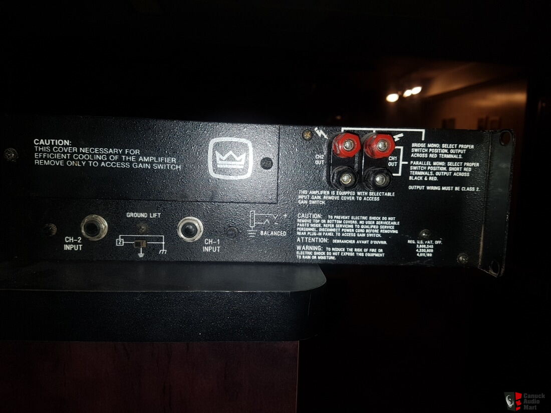 Crown Amcron micro-tech mt1200 amplifier Photo #2246429 - UK Audio Mart